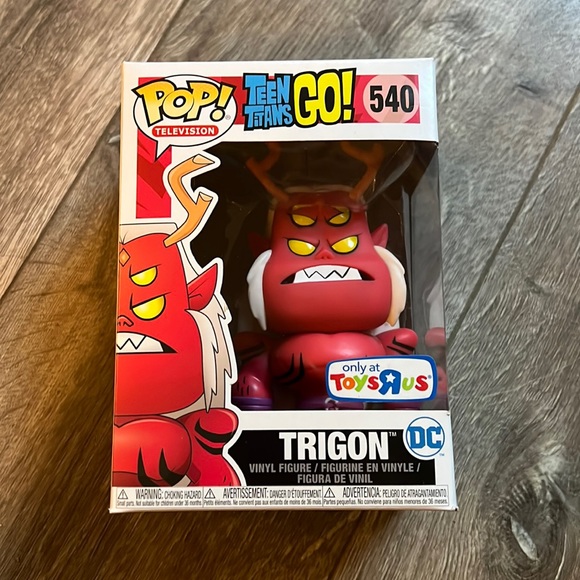 Funko | Other | Funko Pop Teen Titans Go Trigon 549 Toys R Us Exclusive ...